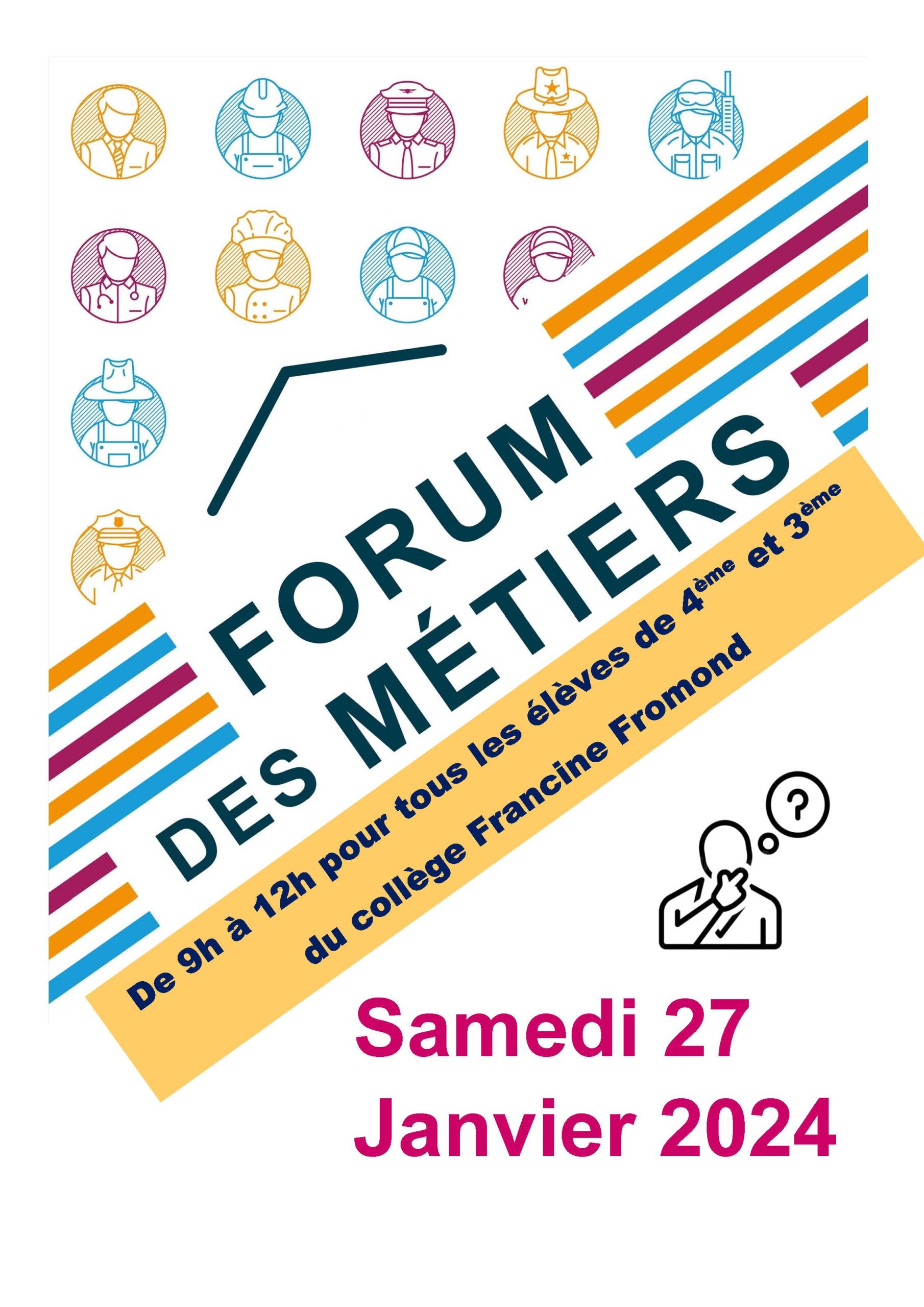 Forum des métiers pour les élèves de 4e et 3e - Site officiel de la ...